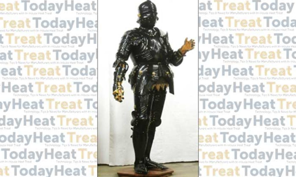 Suit of Armor Receives Heat Treatment - Heat Treat Today