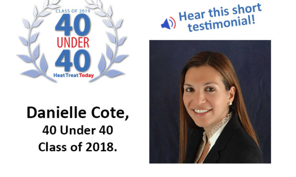 Listen to This Short Message from WPI’s Danielle Cote about 40 Under 40 ...