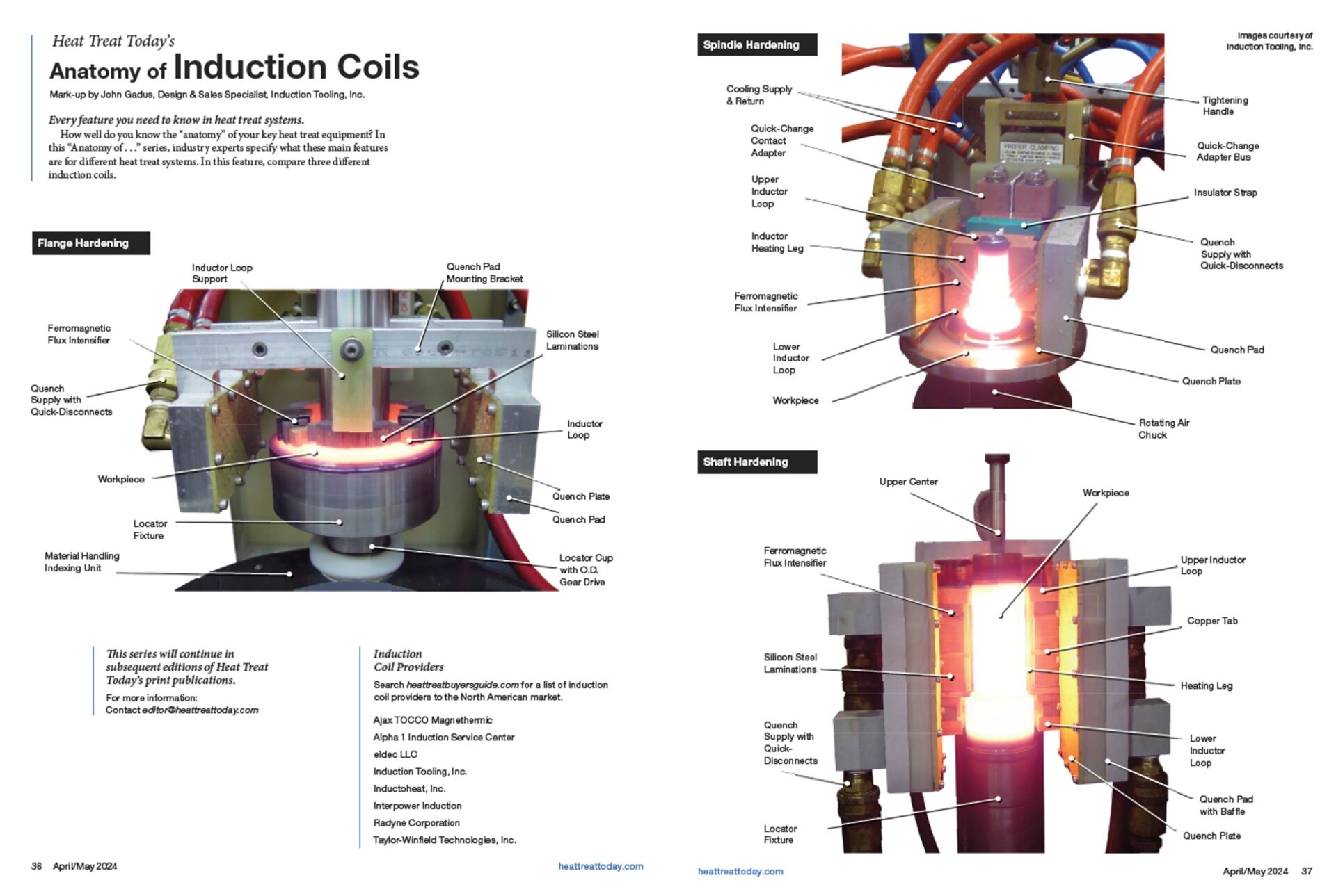 Anatomy of Induction Coils - Heat Treat Today